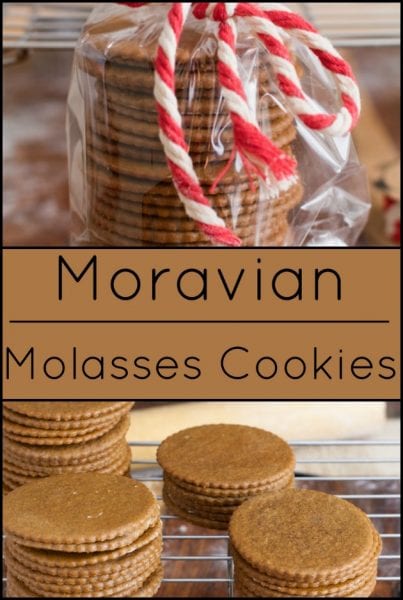 Molasses Cookies {Moravian Cookies} - What A Girl Eats